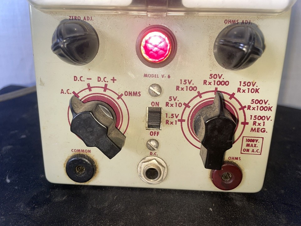 Vintage Heathkit Precision Vacuum Tube Voltmeter VTVM Working | eBay