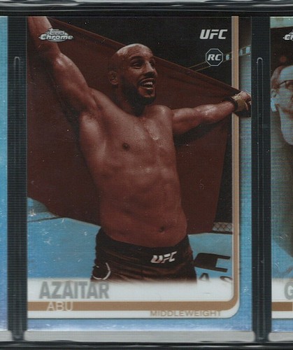 2019 Topps UFC Chrome #9 Abu Azaitar SEPIA SET BREAK | eBay