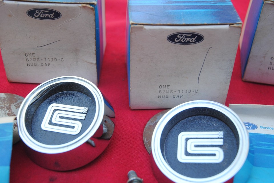 66 SHELBY NOS FORD WHEEL CENTER CAPS SET S2MS 1130 C FLAWLESS CORRECT ...