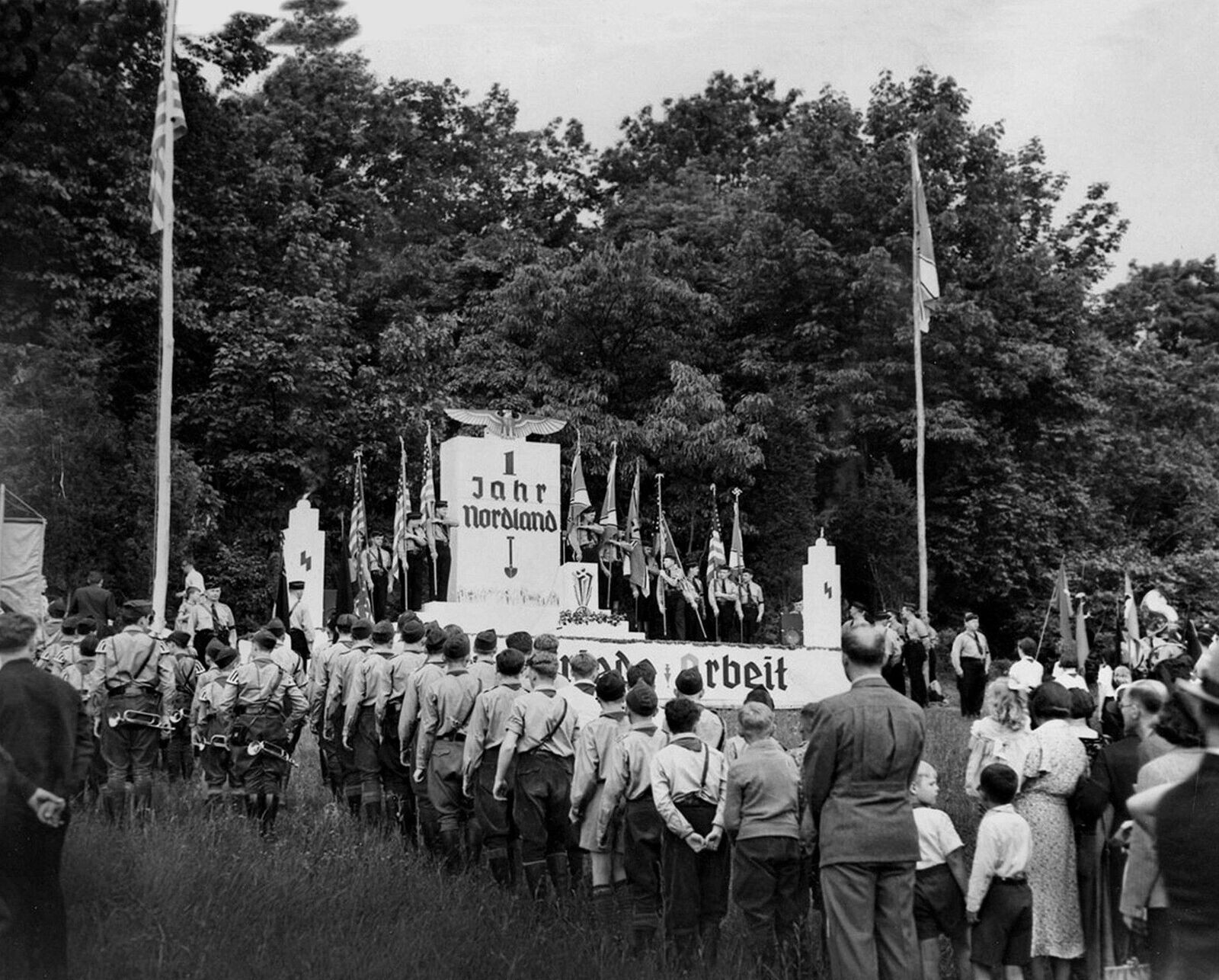1939 GERMAN AMERICAN BUND RALLY Andover NJ Classic Retro Poster Photo ...