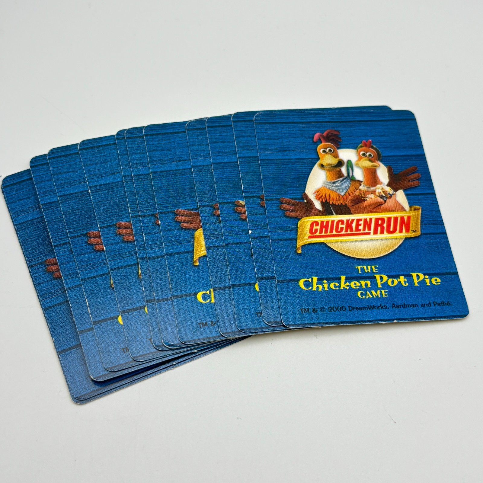 Chicken Run The Chicken Pot Pie Game 12 Cards 2000 Replacement Pieces ...