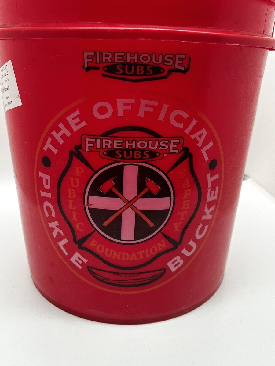 Firehouse Buckets 5 Gallon Buckets Firehouse Subs Creates Pickle