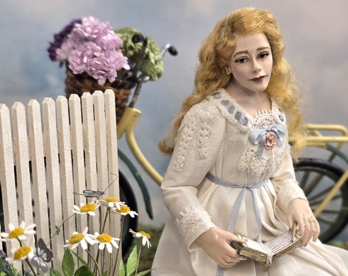 Artisan Miniature Dollhouse Doll Original Marcia Backstrom Summer ...