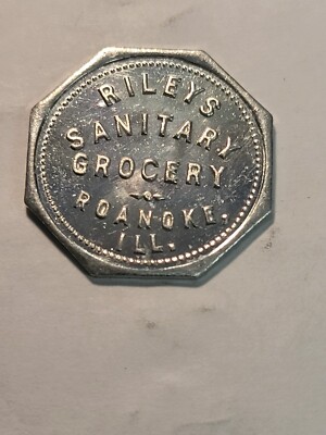 ROANOKE, ILLINOIS TRADE TOKEN L970 | eBay