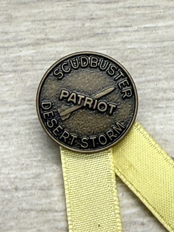 Vintage Patriot Missile Scud Buster Desert Storm Gulf War Military ...