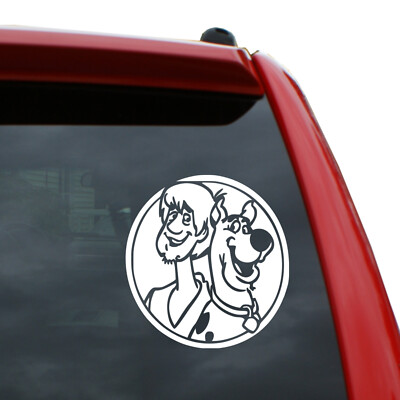 Scooby-Doo / Scooby and Shaggy Vinyl Decal | Color: White | 5" tall | eBay