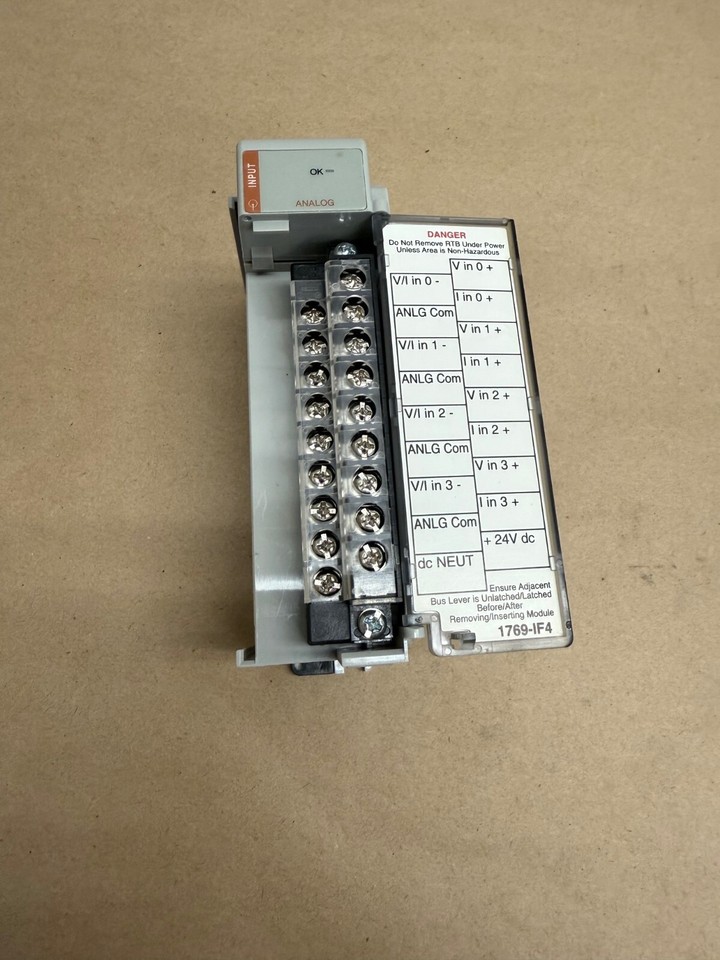 Allen-Bradley 1769-IF4, 4 Channel Analog Input Module, Series B ...