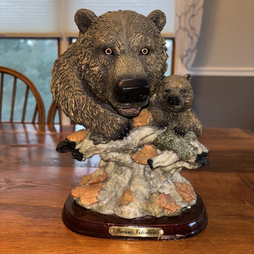 Brown Bear And Cub Statue | eBay