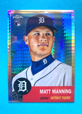 Matt Manning Topps Chrome Platinum RC Refractor #444 Detroit Tigers | eBay