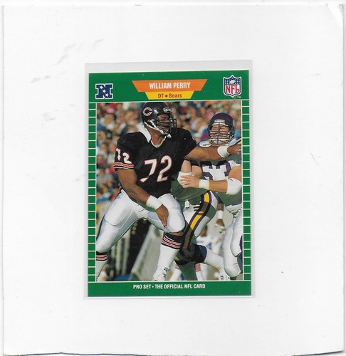 1989 Pro Set - William Perry #47 Error | eBay