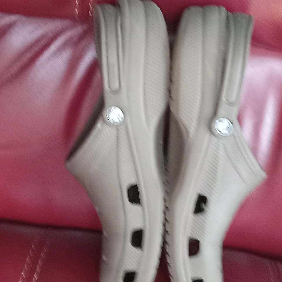 Crocs Unisex Classic Clogs Khaki Tan Light Brown Slip On XXL M-12-13 ...