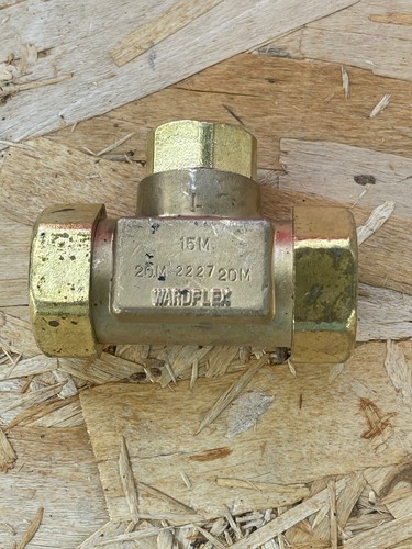 New WARDFLEX 20MX15M WFT 3/4" X 1/2" BRASS MECHANICAL TEE 365 Fast ...