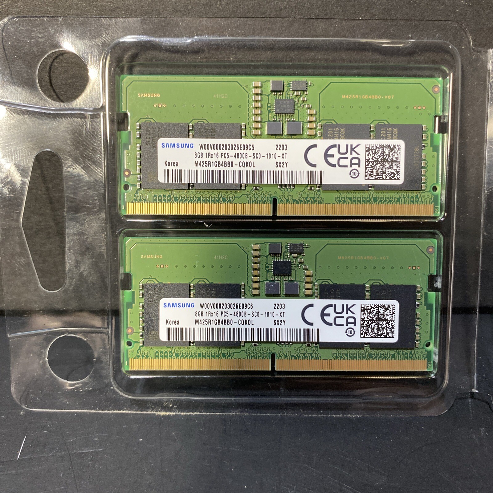 Samsung 16GB Kit (2x8GB) DDR5 PC5-4800B-SC0-1010-XT - Tested | eBay
