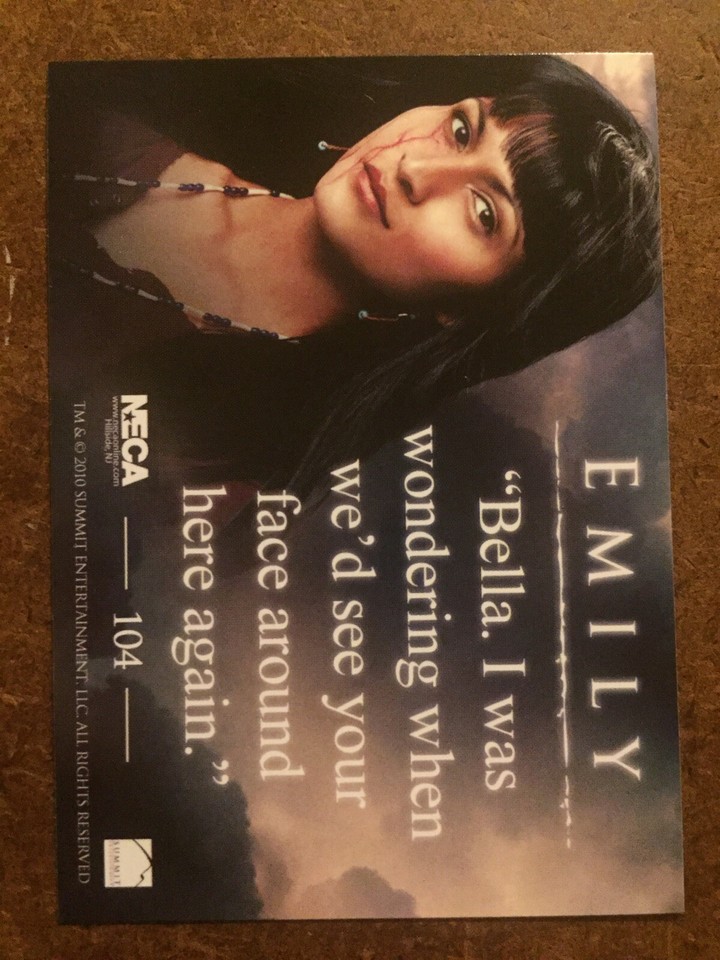 Emily 104 Eclipse Twilight 2010 NECA Trading Card | eBay