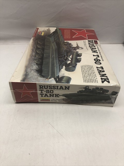 Lindberg 1/35 Russian T-80 Tank Model Kit 76004 for sale online | eBay
