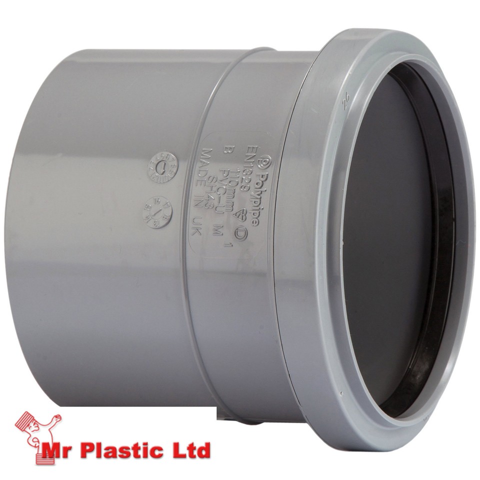 Polypipe 82mm / 3" Push Fit Soil and Vent Fittings in Grey | eBay UK
