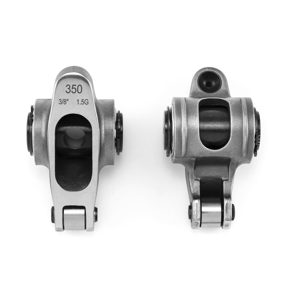 Chevy SBC 350 1.6 Ratio 7/16" Stainless Steel Roller Rocker Arms Set | eBay