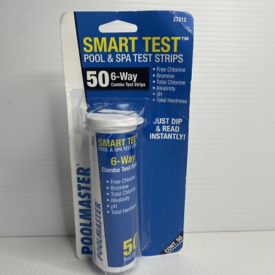 Poolmaster 22212 Smart Test 6-Way Swimming Pool and Spa Water Chemistry ...