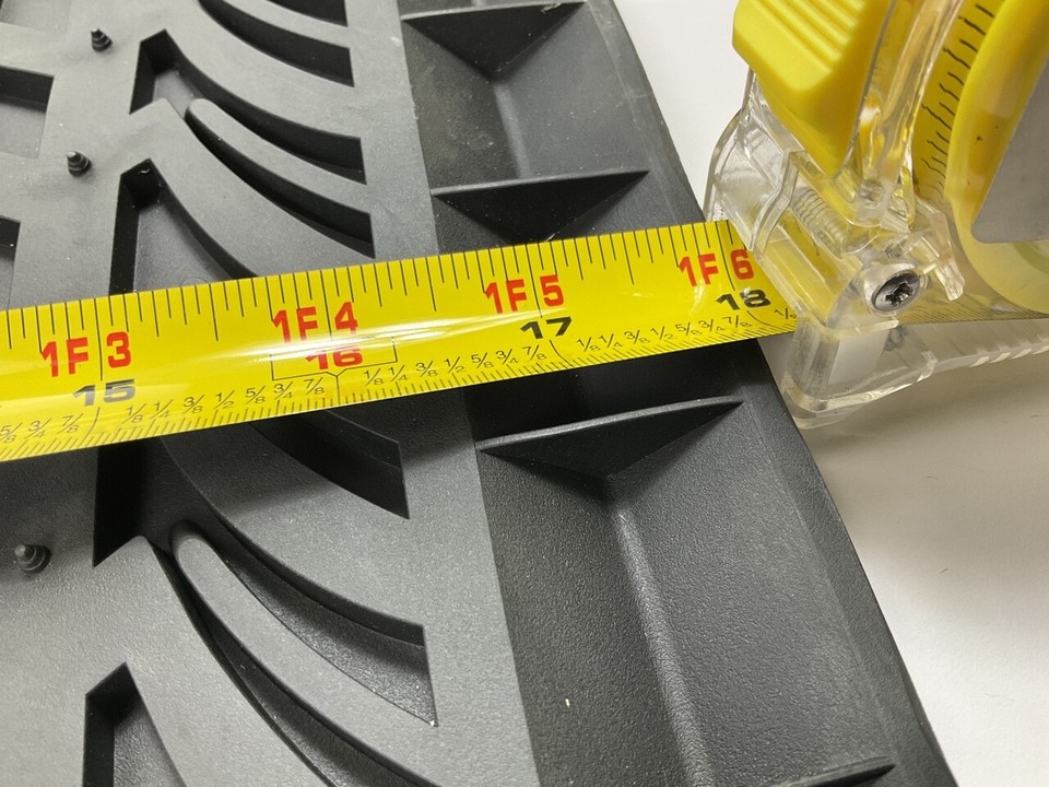 Custom Accessories 1-Piece Rubber Interior Rubber Floor Mat SINGLE, 28 ...