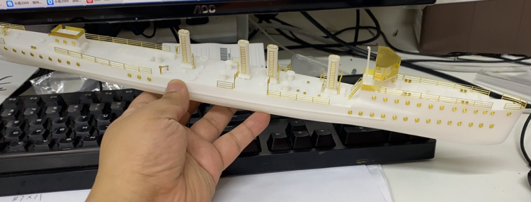 1/200 Scale USS Smith DD-17 Destroyer Assembly Model Kit w/Detail-up ...