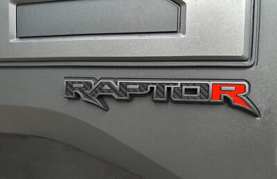 2017-2026 F-150 Raptor Tailgate Emblem Inserts - Official Licensed ...
