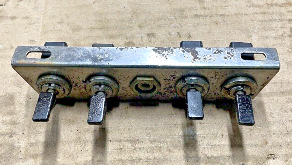 Original Period 4 x Switches & socket on Mounting Bracket,Classic car ...