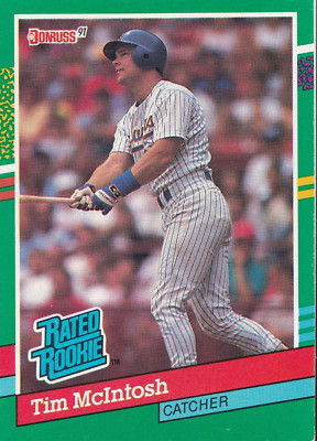 1991 Donruss #414 Tim McIntosh MLB Milwaukee Brewers Rated Rookie | eBay