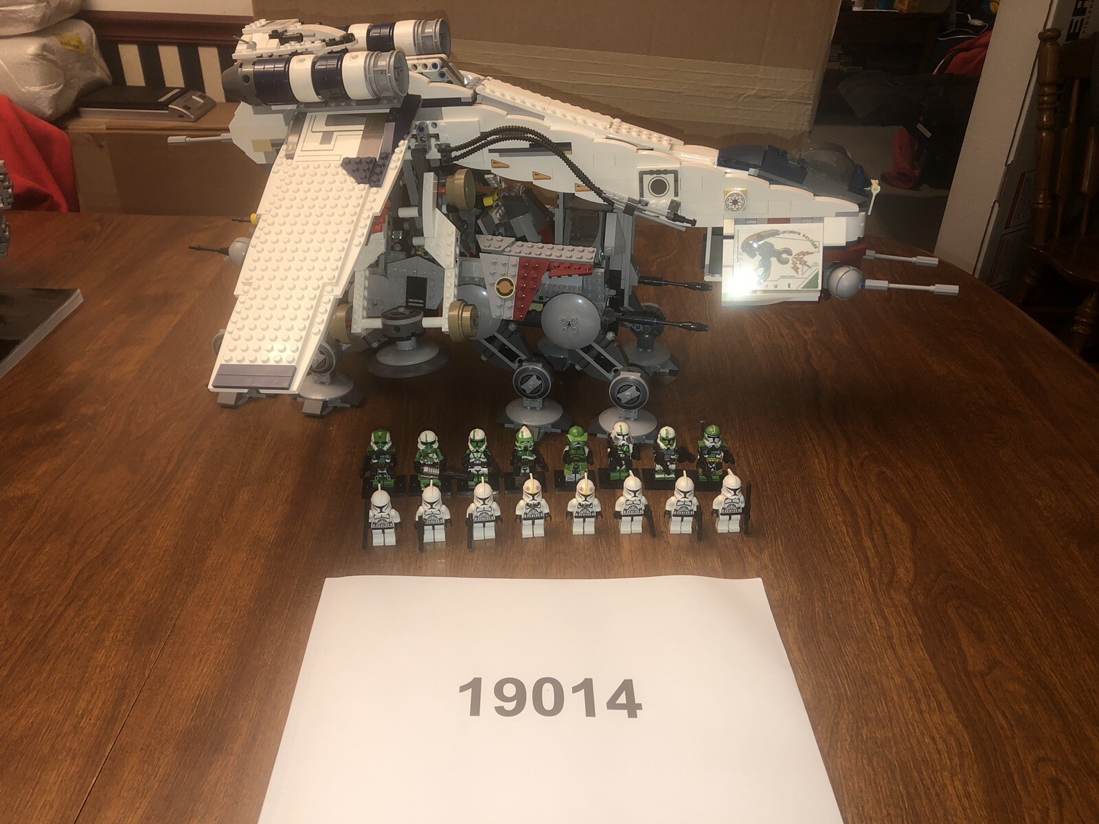 BRICKZ Star Wars Republic Dropship AT-OT 10195 +Doom Legion & Lego ...
