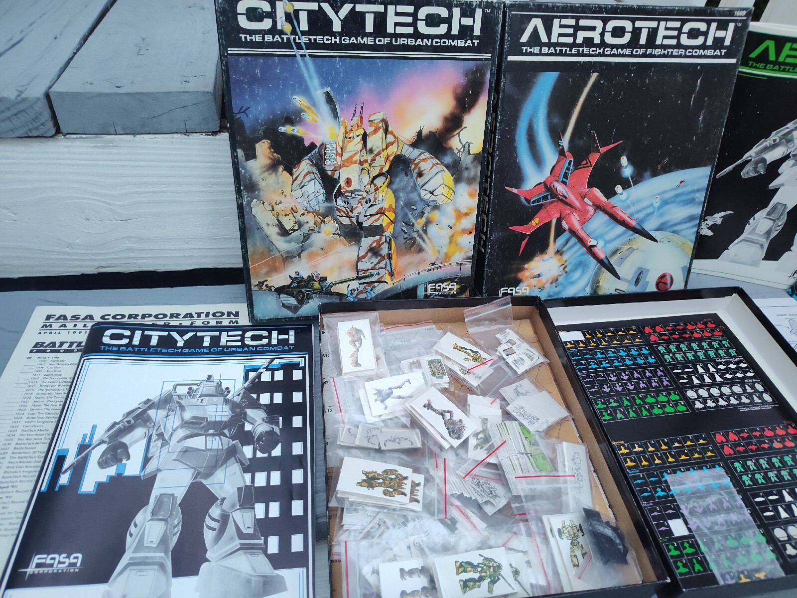FASA Battletech Core Box Set Citytech (1st Ed) VG+ Aerotech 34057016080 ...