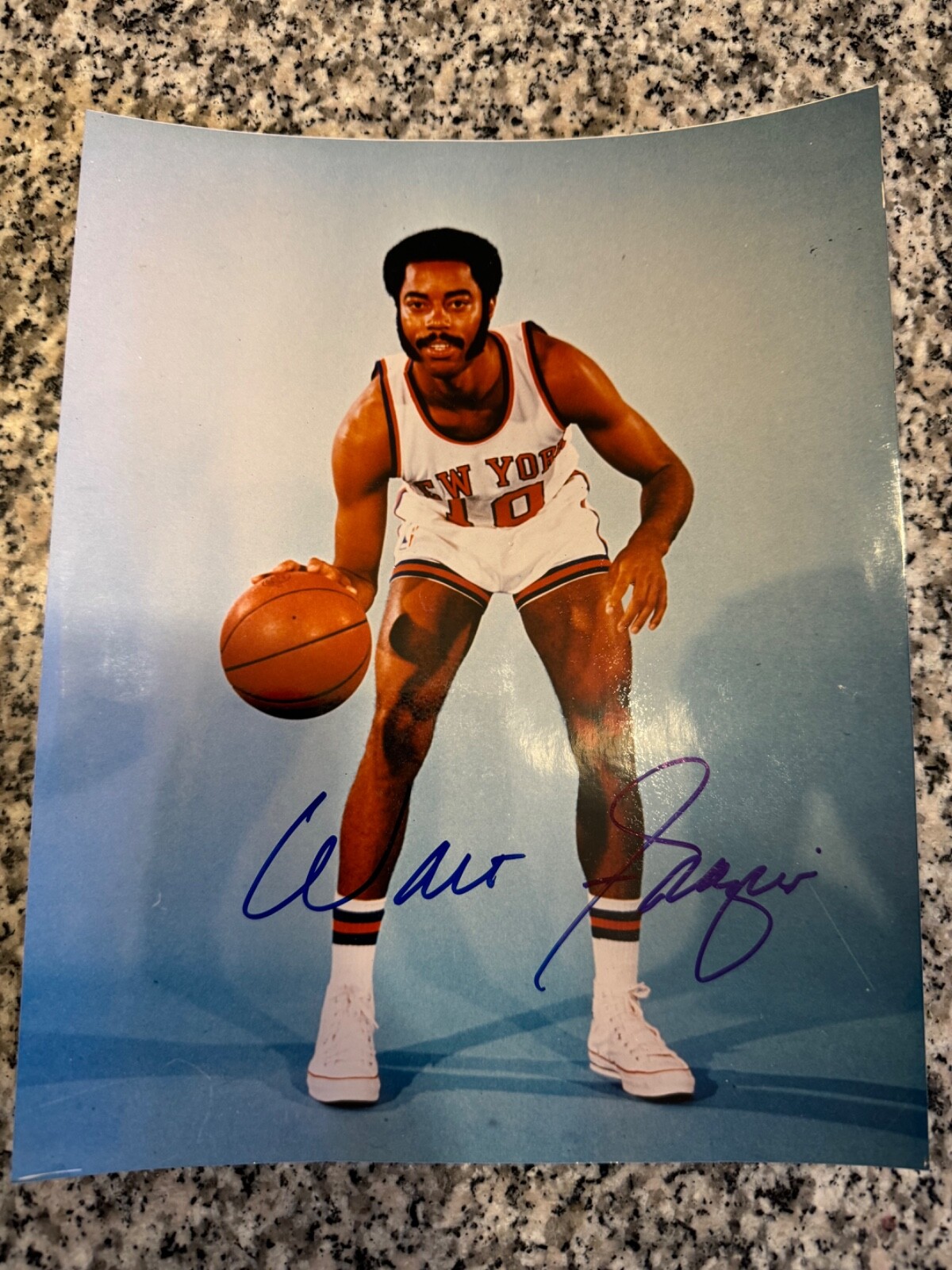 NEW YORK KNICKS WALT FRAZIER SIGNED 8 X 10 AUTOGRAPHED PHOTO | eBay