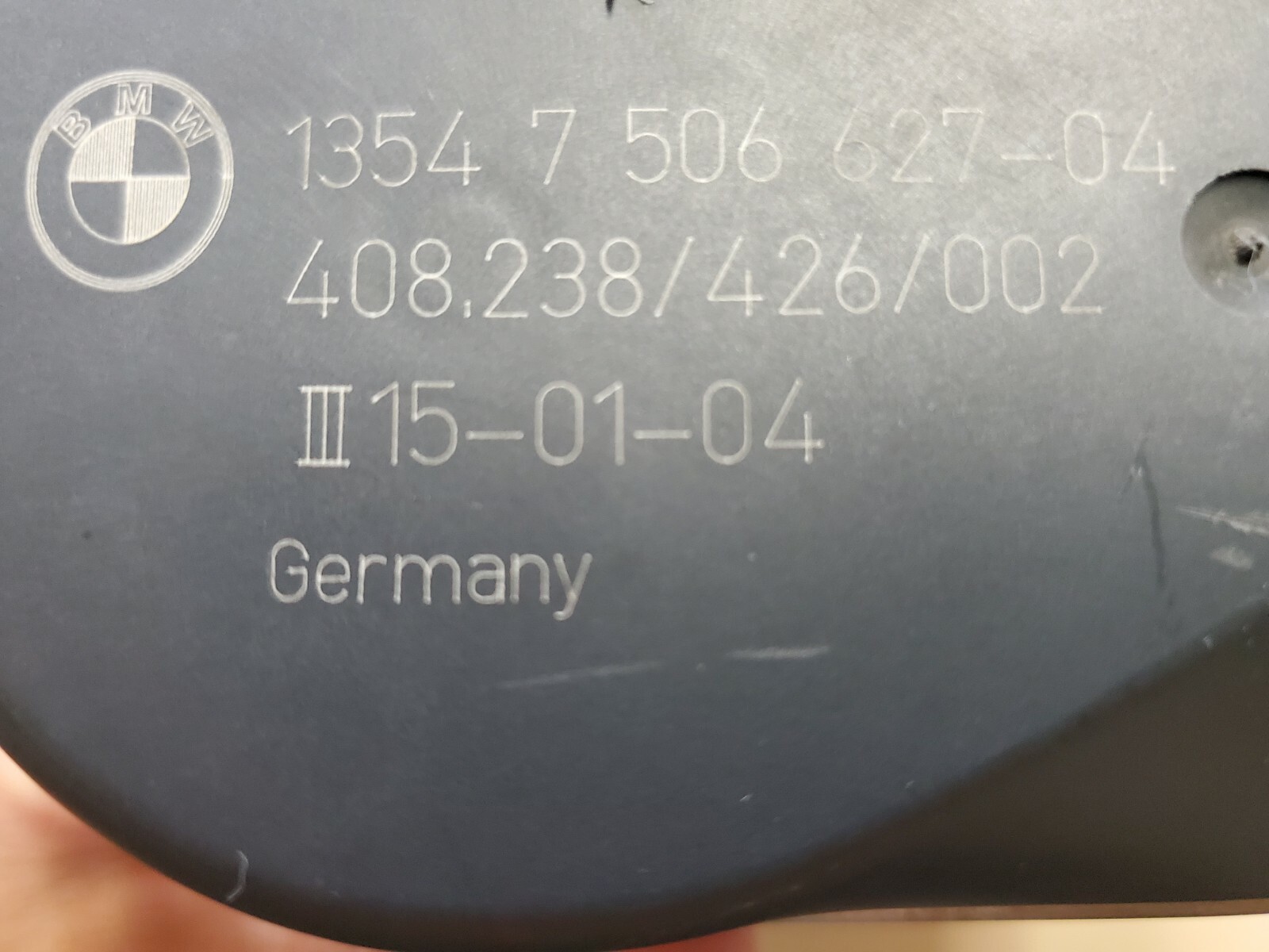 04 BMW 745 THROTTLE BODY ASSEMBLY OEM # 1354750662704 # 1354 7 506 627 ...