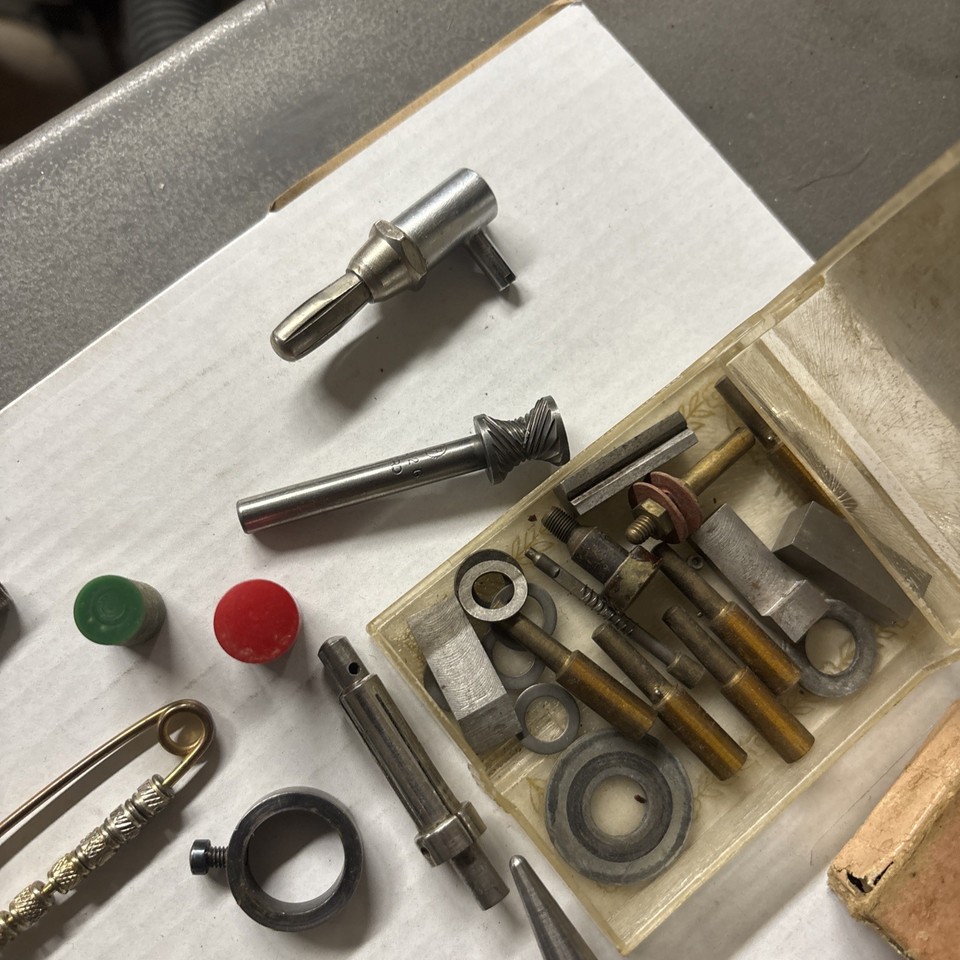 Watchmaker Lathe Collets Set Tool Accessories Lot 13 Jewel Setting Post ...