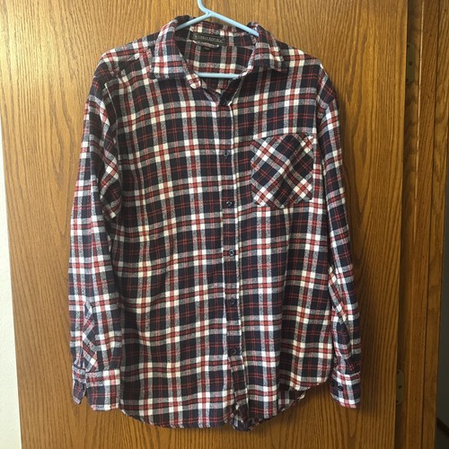 Urban Republic Men Flannel Shirt XL Multi-Colored Plaid Cotton Blend | eBay