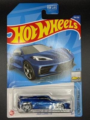 Hot Wheels 2020 HW Factory Fresh 3/10 Blue '2020 Corvette 106/250 | eBay
