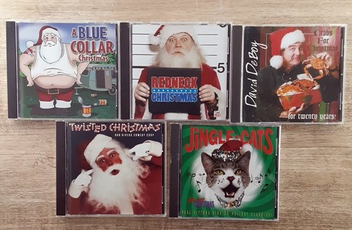 Christmas Humor Comedy CD lot of 5 Redneck Blue Collar Jingle Cats Bob ...