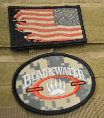 BAGHDAD WHACKER PRIVATE SECURITY MILITARY CONTRACTOR PMC vêlkrö 2-PATCH ...
