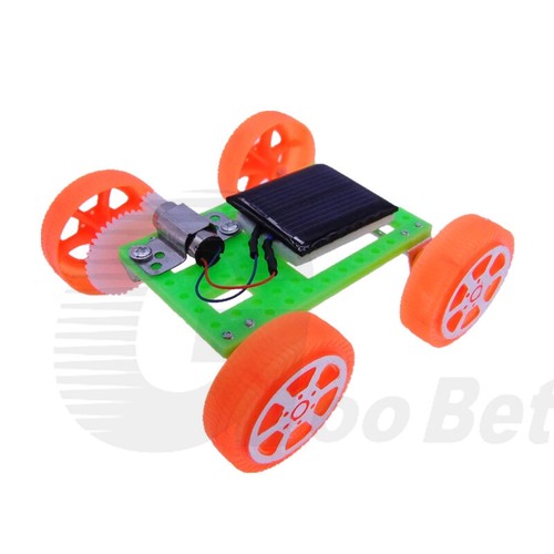Mini Solar Powered Toy DIY Car Assembly Kit Children Educational Gadget ...