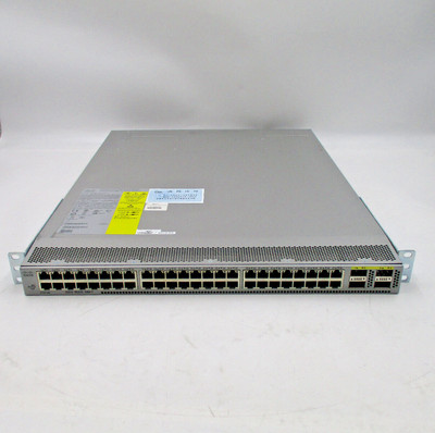 Cisco Nexus 3064-T 48-Port 4-QSFP+ Gigabit Ethernet Switch P/N: N3K ...