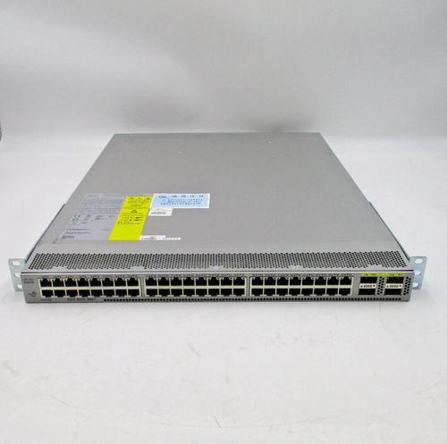 Cisco Nexus 3064-T 48-Port 4-QSFP+ Gigabit Ethernet Switch P/N: N3K ...