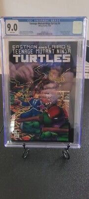 Teenage Mutant Ninja Turtles 9 CGC certified 9.0 Mirage Studios comb ...