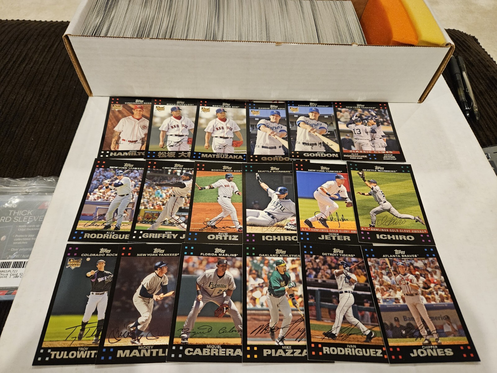 2007 Topps Baseball Complete Set 1-660 DEREK JETER, Griffey, Ichiro ...