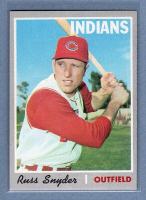 1970 Topps #347 Russ Snyder (d) EX-MT GO200 | eBay