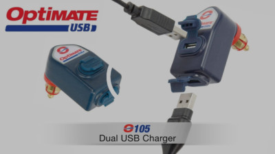 TecMate OptiMate USB O-105 Motorbike Dual Phone GPS Battery Charger ...