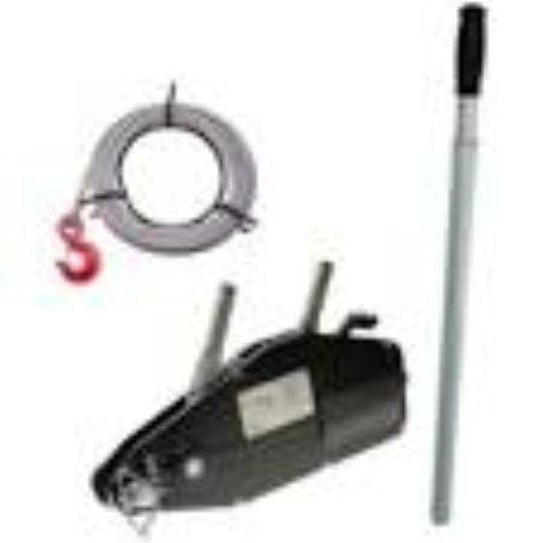 800kg Wire Rope pulling Winch C/W 20mtr Rope Recovery Device Pulling ...