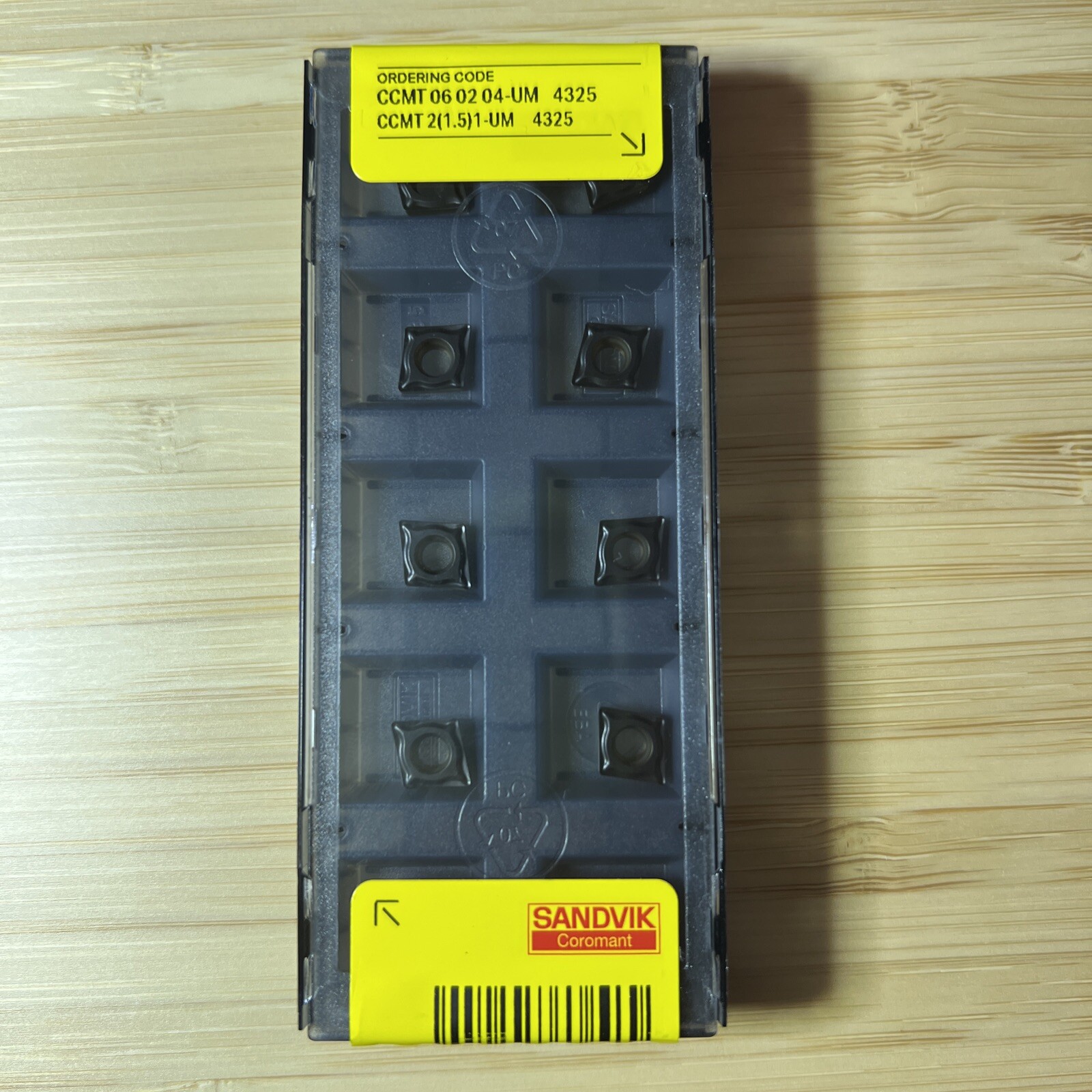 10 Pack SANDVIK CCMT 06 02 04-UM 4325 CARBIDE INSERTS CCMT 2(1.5)1-UM ...