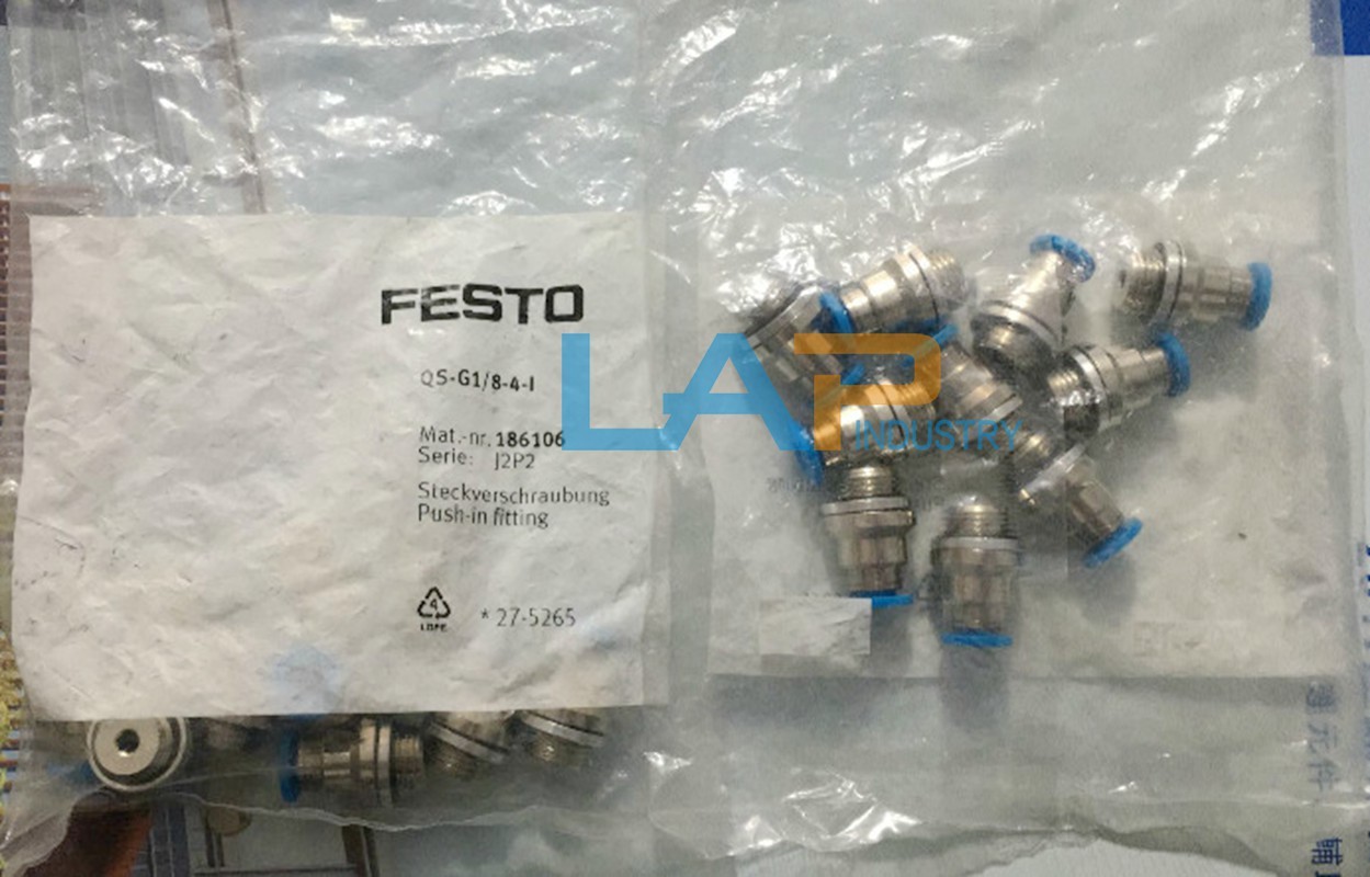 10PCS New For FESTO Gas Connector QS-G1/8-4-I 186106 #HD | eBay