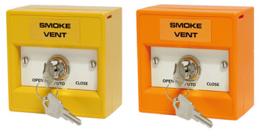 Smoke Vent Firemans Key Switch Orange Yellow AOV Manual Override ...