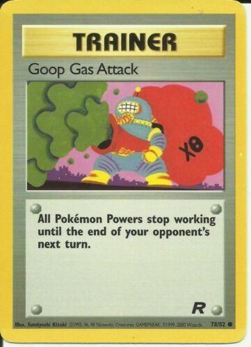 Goop Gas Attack 78/82 Team Rocket Common Played Pokemon DNA GAMES | eBay