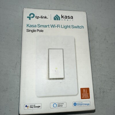 Kasa Smart Light Switch HS200, Single Pole, 2.4GHz Wi-Fi Alexa Google ...