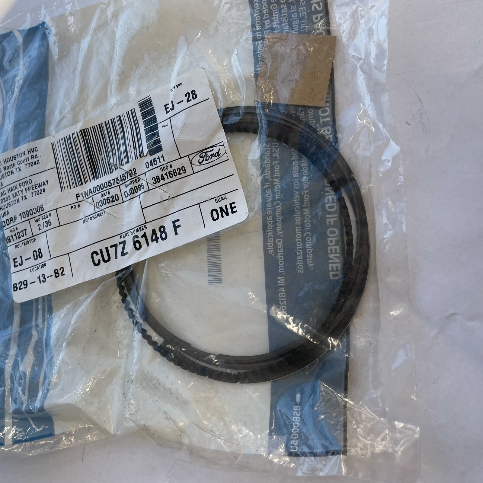 2011 2012 2013 2014 Ford Mustang Engine Piston Ring 3C3Z-6619-AA OEM ...